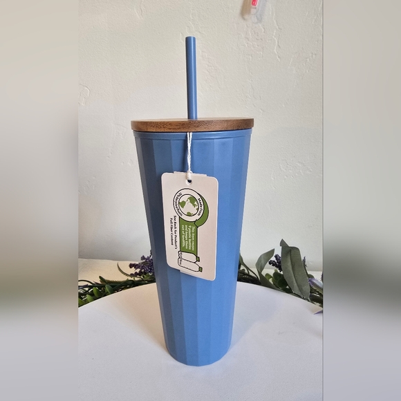 Mainstays | Kitchen | Mainstays Plastic Texture Tumber Straw With ...